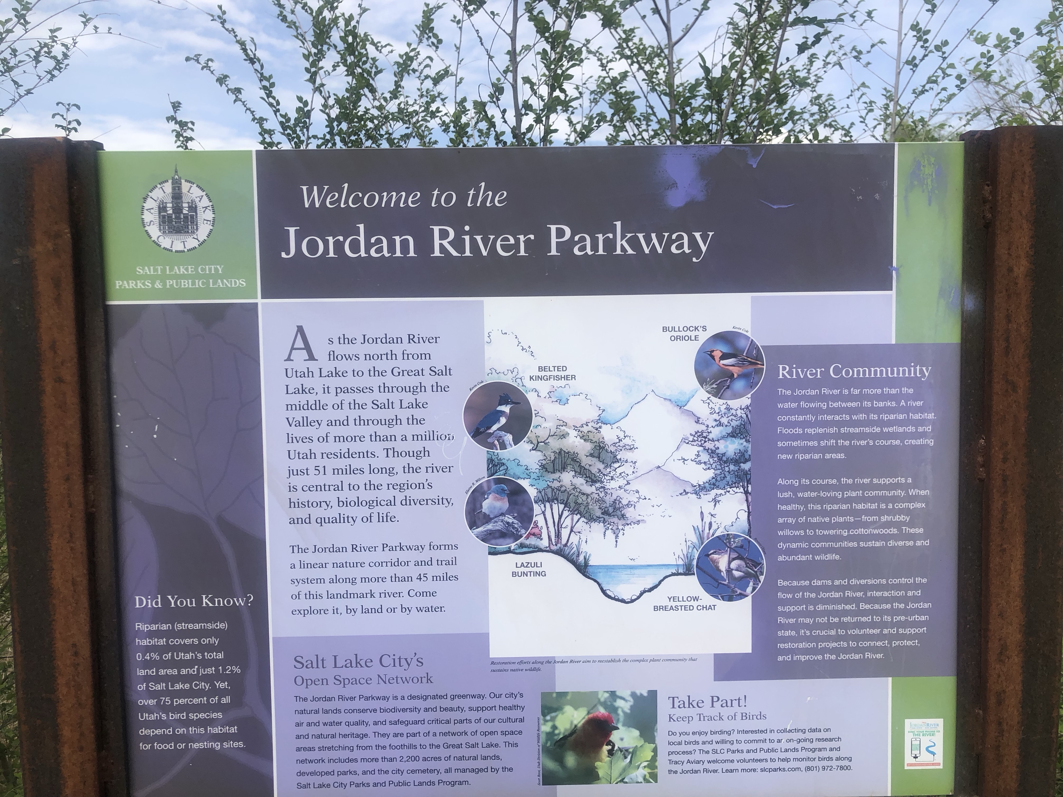 Jordan river in Utah – Be Still & Shut up